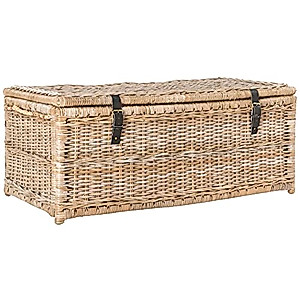 happimess Caden Storage Trunk, 46", Natural