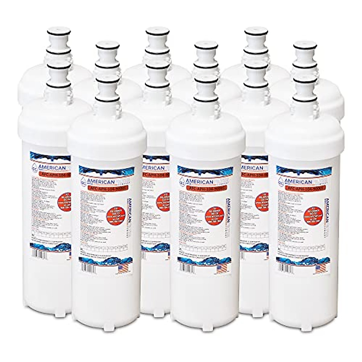 12 Pack AFC Brand, water filter, Model # AFC-APH-104-9000S, Compatible with 3M (R) HF45-S-SR Filter