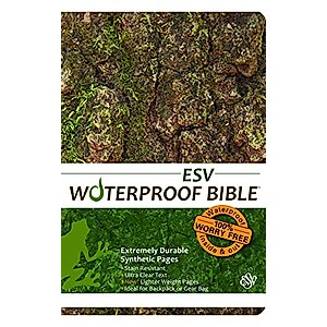 Waterproof Bible - ESV - Camouflage