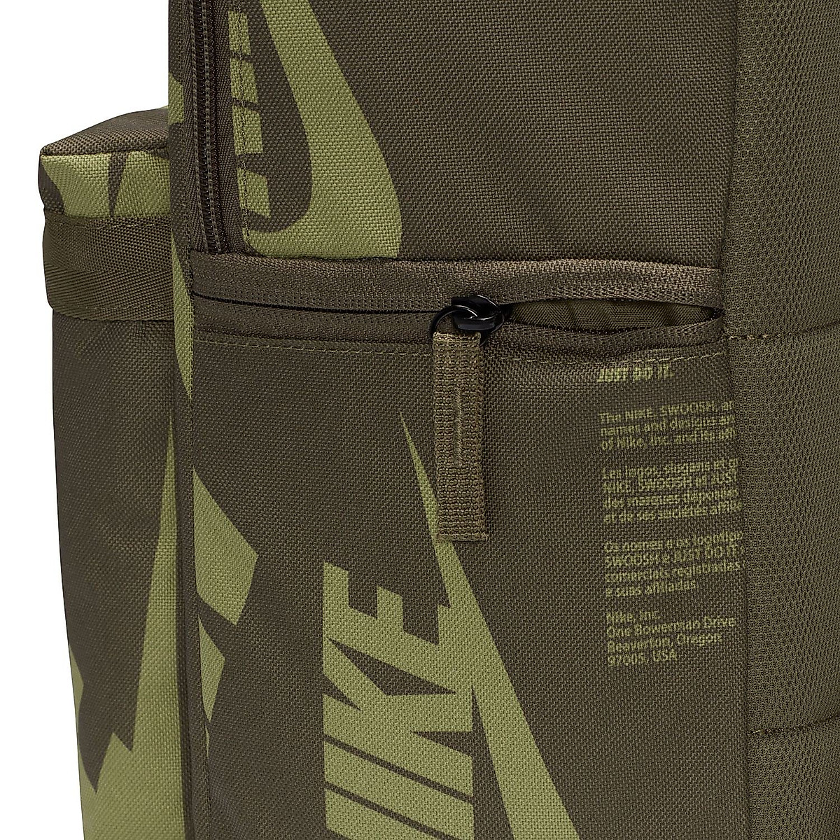 Nike Heritage 2.0 AOP Backpack DQ5956-222 MEDIUM OLIVE/BLACK, One Size