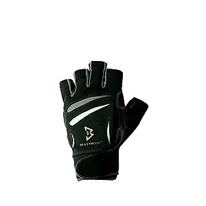 Women's Beastmode Half Finger Fitness Gloves (Small)