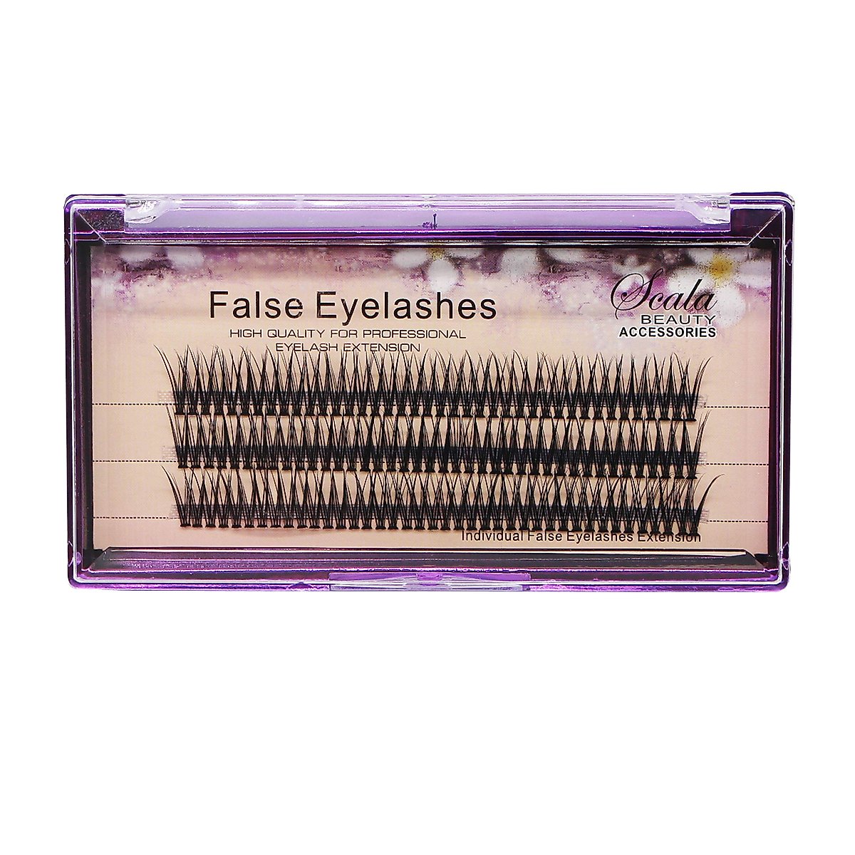 Bodermincer 120pcs 8mm/10mm/12mm/14mm/16mm to Choose Fish Tail Design 0.1 C Curl 3D Individual Mink False Eyelashes Extension Soft Black Fake False Eye Lashes （16mm）