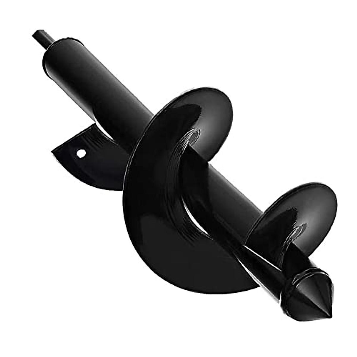 Ljliudu 4x 12 inch Auger Drill Bit fot Planting, Garden Plant Auger, Black