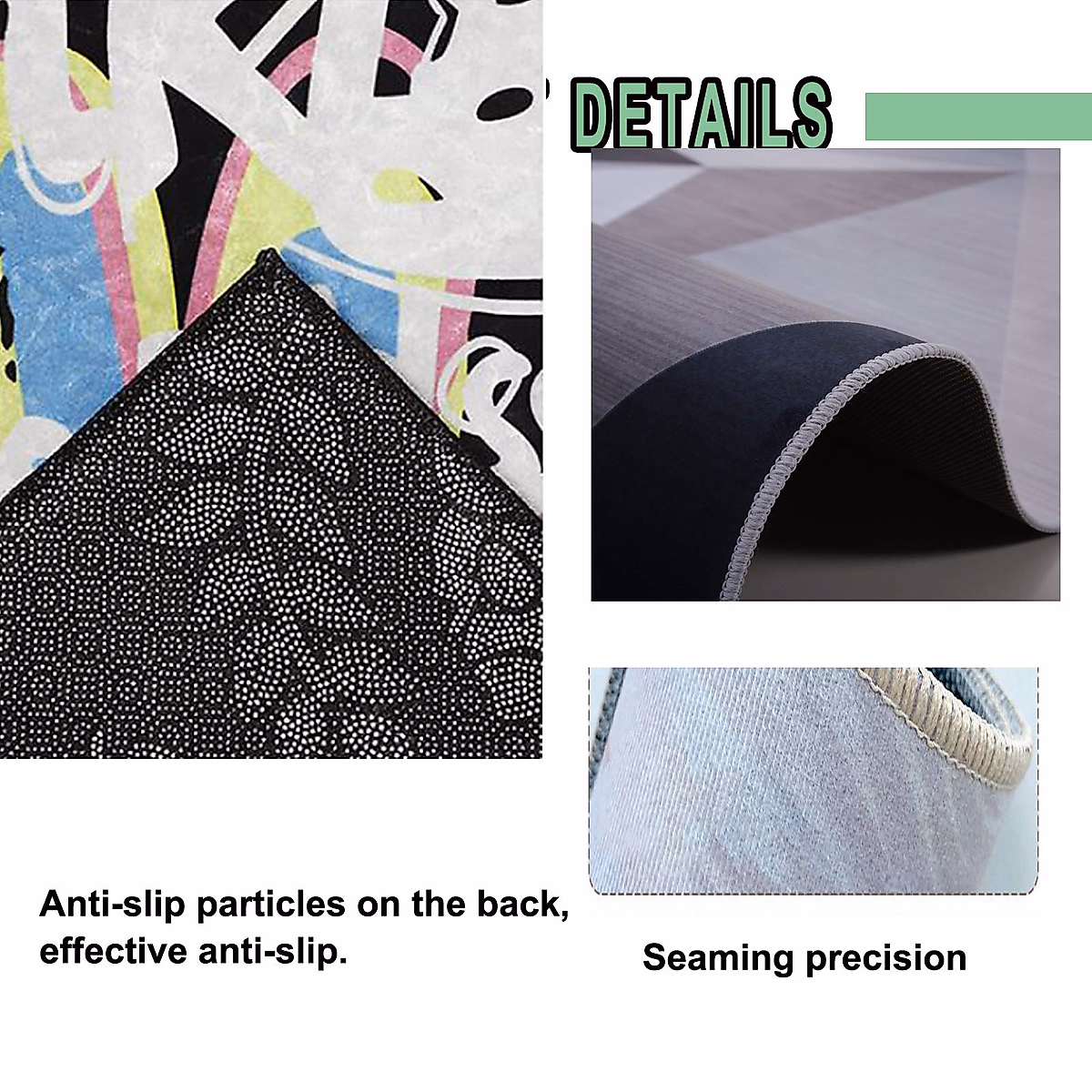 Custom Personalized Door Mat, Customized Photo Text Non-Slip Washable Mat for Bedroom Room Garden Office, Home Decorative (23"x46")