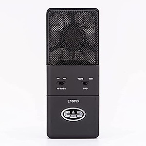 CAD Audio E100SX Large Diaphragm Supercardioid Condenser Microphone ,Black