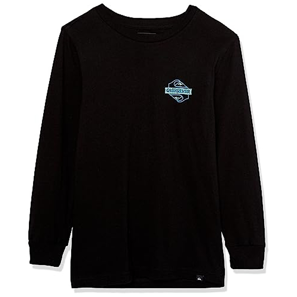 Quiksilver Boy's Rising Water Long Sleeve Tee Shirt, Black 233