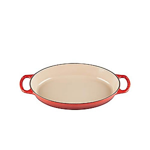 Le Creuset Enameled Cast Iron Signature Oval Baker, 1 qt. (9.5"), Cerise (Cherry