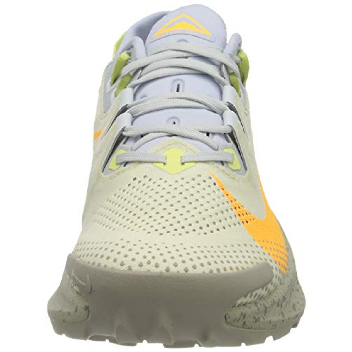 Nike Women's Race Running Shoe, Pure Platinum Laser Orange Fossil Limelight Ghost Enigma Stone, 7.5