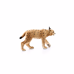 Schleich Wild Life, Realistic North American Forest Animal Toys for Kids, Lynx Toy Figurine, Ages 3+