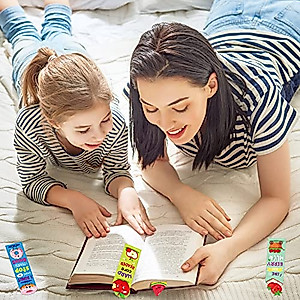 Scented Bookmarks Scratch and Sniff Bookmarks Fruit Food Theme Bookmarks for Kids Assorted Scented Bookmarks Cute Bookmarks for Students, Teens, Food Lovers, 20 Styles (60 Pcs)