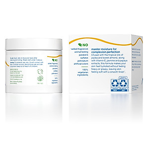 Alba Botanica Ultra Hydrating Moisturizing Cream, with Vitamin E, Fragrance Free, 3 Oz (Packaging May Vary)