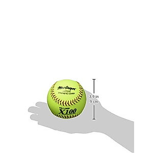 MacGregor X52RE ASA Slow Pitch Synthetic Softball, 12-Inch, Pack of 12