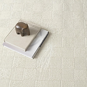 Revival Rugs Willow 4'x6' Machine Washable Area Rug for Kitchen Bedroom - 100% Recycled Oeko-TEX Certified, Medium Pile, Beige, Cream