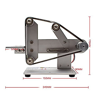 Mini Belt Sander 360W Electric Polishing Grinding Belt Machine 30x533MM Micro Knife Sharpener DIY Bench Sanding Machine 4800RPM