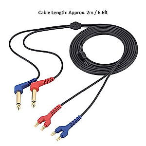 Audiometer Headphone Cable, Audiometer Headset Cable Wire for Headphone Air Conduction Audiometer Hearing Tester for Car Compatible with Stereos, Speaker