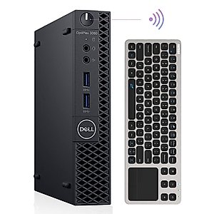 Dell Mini PC Windows 11 Pro OptiPlex 3060 Mini Computers,Intel i5-8500T up to 3.5Ghz,16GB DDR4 256GB M.2 NVMe SSD,AX210 Built-in WiFi 6E,HDMI Dual Monitor Support,Wireless Touch Keyboard(Renewed)