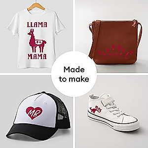 Cricut Everyday Iron On - 12” x 2ft - HTV Vinyl for T-Shirts - StrongBond Guarantee, Outlast 50+ Washes, Use with Cricut Explore Air 2/Maker, Red (Pack of 2)