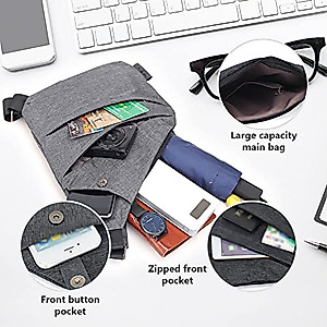 2023 New Personal Flex Bag,Anti-thief Slim Sling Bag,Side Crossbody Backpack,Waterproof Canvas Bags for Outdoor (Wine Red, Right)