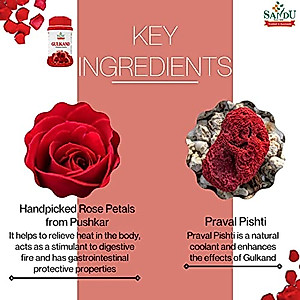 Sandu Gulkand (Pravalyukta) 400 GMS | Nourishing & Body Cooling Ayurvedic Medicine - by easybuy90