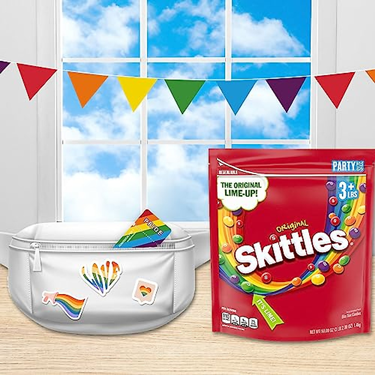SKITTLES Original Chewy Candy, Party Size, 50 oz Bag