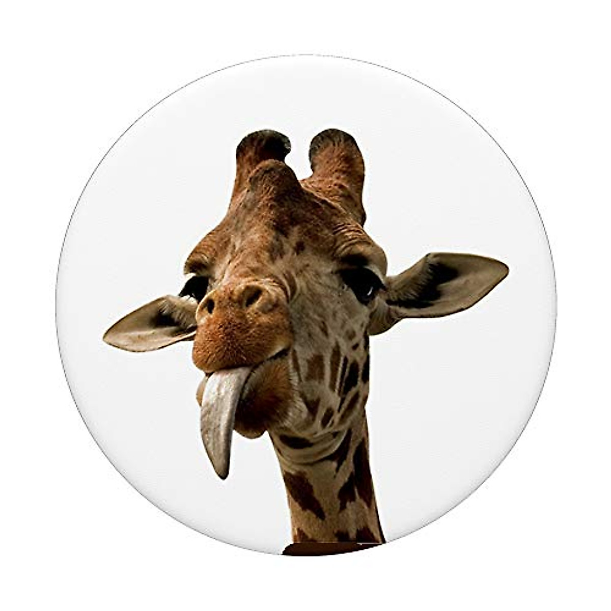 Giraffe Tongue! PopSockets PopGrip: Swappable Grip for Phones & Tablets