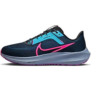 Women's AIR Zoom Pegasus 40 SE - Size 7 US - Black/Hyper Pink
