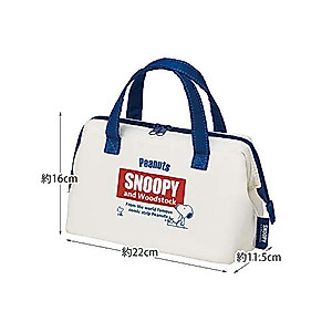 Cooler purse lunch bag Snoopy retro label PEANUTs KGA1