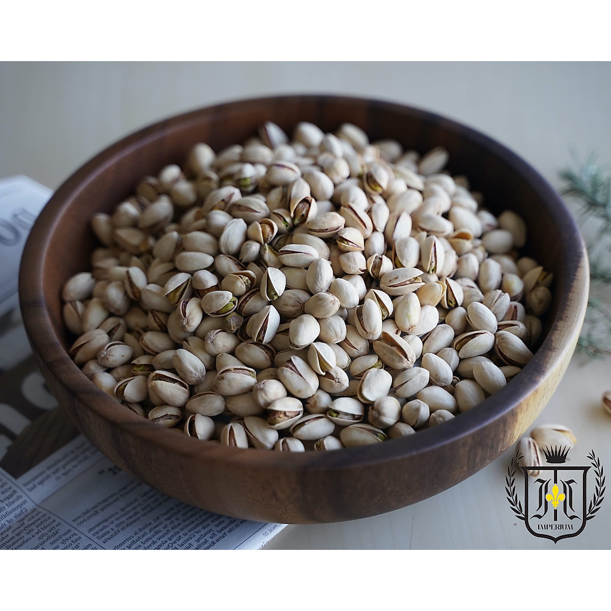 JJ Imperium Large Salad Bowl – 11" x 3.15" – Acacia Wood