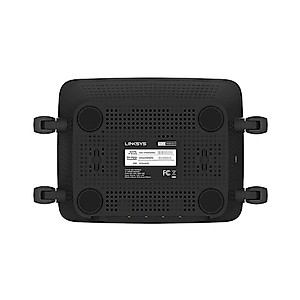 Linksys RE9000 AC3000 Max-Stream Tri-Band Wi-Fi Range Extender, Black (Renewed)