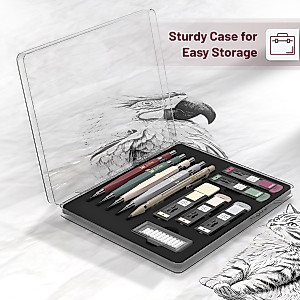 Mr. Pen- Mechanical Pencil Set with Leads and Eraser Refills, 5 Sizes - 0.3, 0.5, 0.7, 0.9 and 2 Millimeters, Sketching Pencils, Drafting Pencil, Mechanical Pencils for Drawing and Sketching