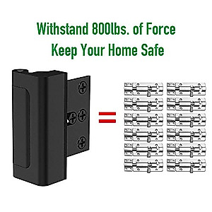Door Reinforcement Lock ,3" Security Door Lock for Kids,Home Child Proof Door locks Withstand 800 lbs for Inward Swinging Door ,Easy to Install.