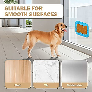 Lick Mat for Dog and Cat, Dog Slow Feeder Mat for Bathing Grooming Nailing Trimming, Food-Grade, Non-Toxic…