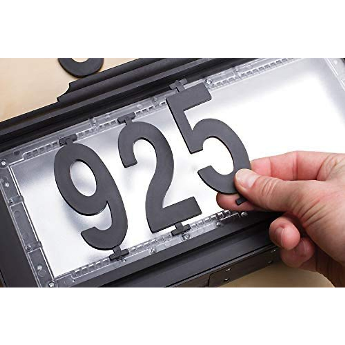 Lighted House Numbers Address Sign - Solar Lighted Address Numbers ...