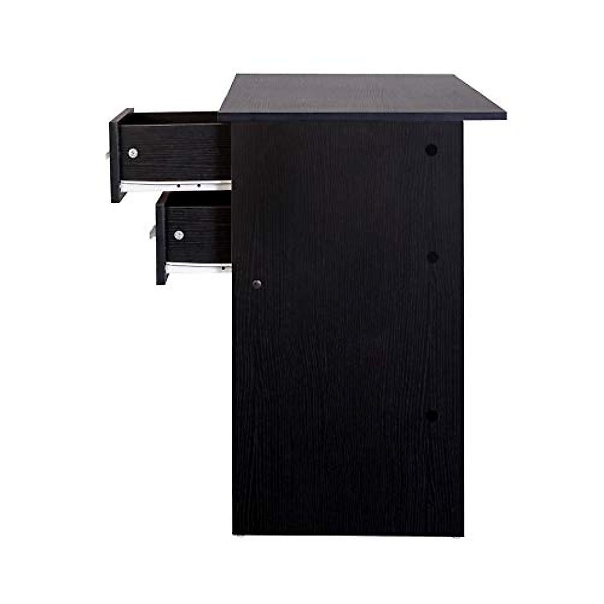 OneSpace Adina 2 Drawers Writing Desk, Black