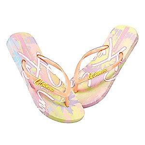 Hotmarzz Women's 2021 Series Summer Flip Flops Size 9 US / 40 EU, Orange