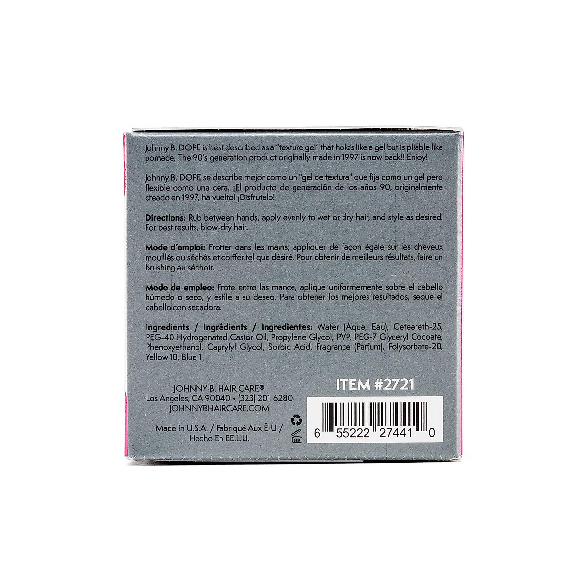 JOHNNY B. Dope Texture Gel
