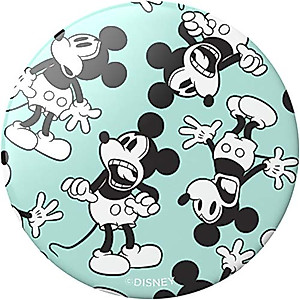 PopSockets: PopGrip with Swappable Top for Phones & Tablets - Mickey Mint Pattern