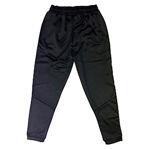 Men's Mexico Sweatpants with Zipper Pockets, Mexico National Football Team Jogger Pants (XX-Large) Black