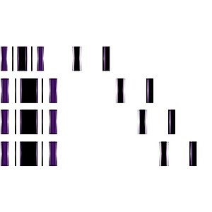 White Water Archery Laminated Purple Traditional 12 Crest Arrow Wraps 15 pk Choose Length Width (7, 1.25)