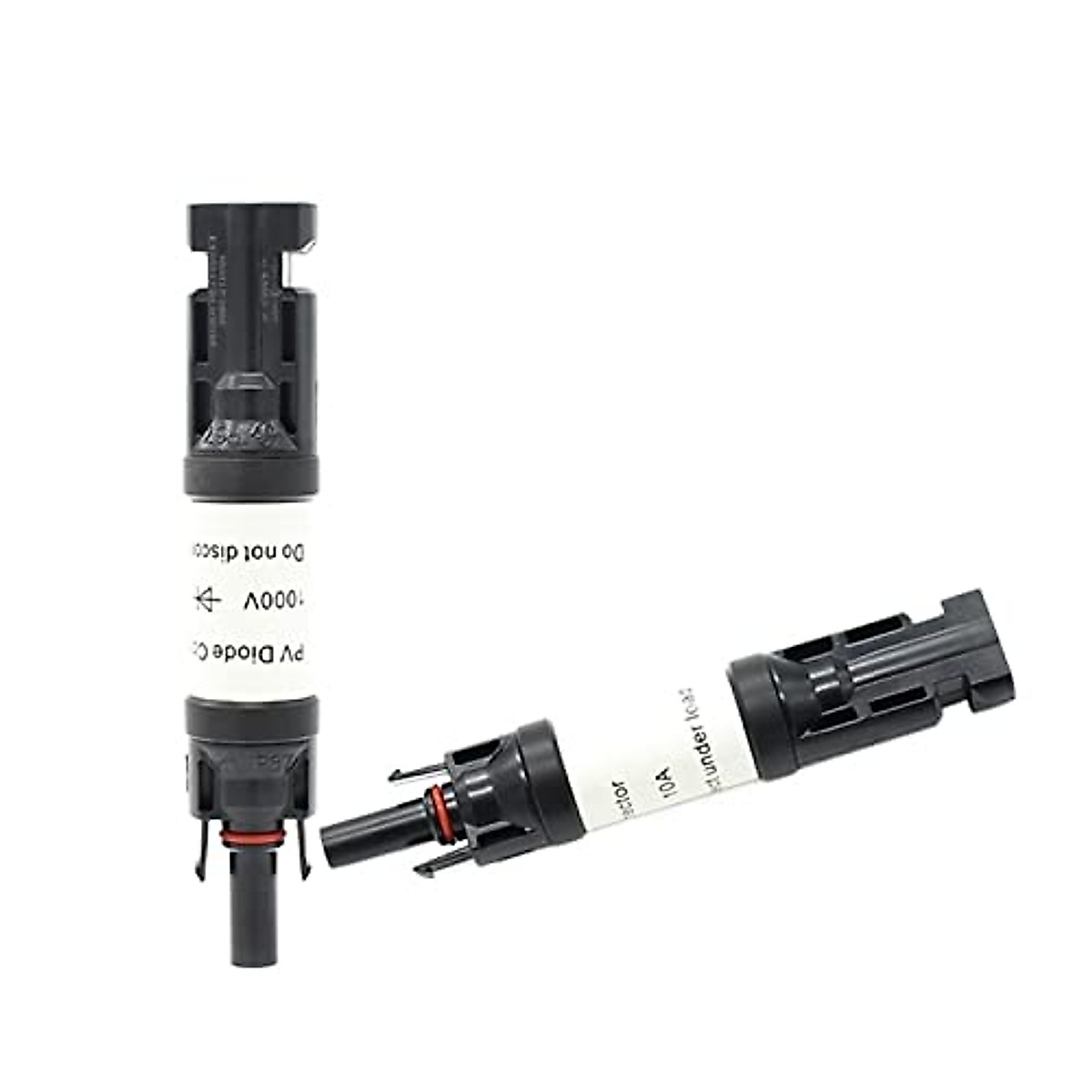 HALONE 1Pcs 10A Solar PV in-line Diode Connector Solar Panel Cable Connectors