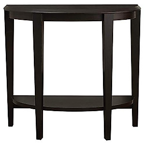 Monarch Specialties I 2450 Accent Table, Console, Entryway, Narrow, Sofa, Living Room, Bedroom, Laminate, Brown, Contemporary, Modern