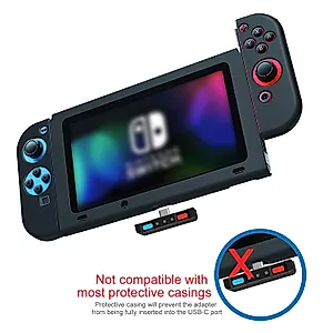 HomeSpot Bluetooth Audio Adapter with USB-C, Built-in mic, for Nintendo Switch, PS4, PS5, PC, Supports Headphones mic, aptX Low Latency, Dual Headphones, in-Game Voice Chat Monster Hunter Theme