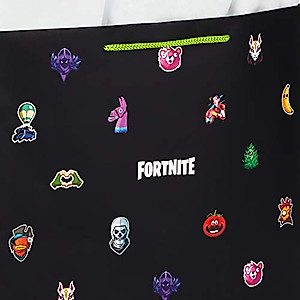 Hallmark 13" Large Fortnite Gift Bag with Tissue Paper (Black) for Birthdays, Valentine's Day, Christmas and More