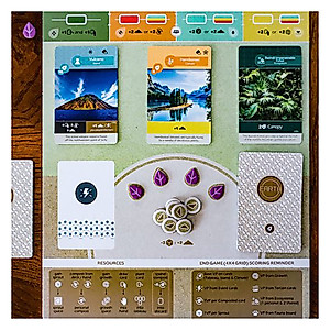 Inside Up Games Earth - The Board Game by Inside Up Games & Maxime Tardif,Ecosystem Building,Card Drafting & Action Selecting,for 1 to 5 Players,Play Solo-Multiplayer-Teams,45-90 Minute Playing Time