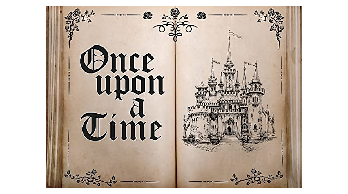 LYCGS 7X5FT Fairy Tale Books Backdrop for Events