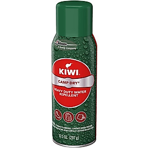 Kiwi Heavy Duty Water Protector, Camp Dry, Long Lasting & Breathable Water Protection, Effective on Leather, Canvas, Outdoor Gear & All Breathable Material, 10.5 OZ (Pack of 6)