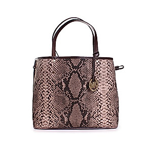 NEW AUTHENTIC MICHAEL KORS JET SET LARGE REVERSIBLE TOTE (Brown/Sand)