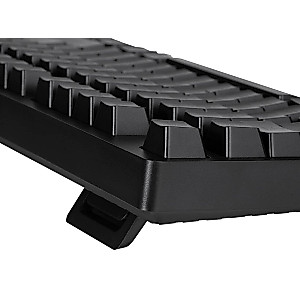 Monoprice Collider Gaming Keyboard - Membrane, RGB Lighting, 19-Key Rollover, Spill Resistant, for Computer PC Gamer - Dark Matter