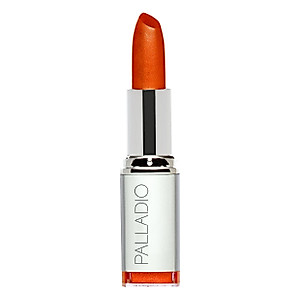 Palladio Herbal Lipstick, Rich Pigmented and Creamy Lipstick, Infused with Aloe Vera, Chamomile & Ginseng, Prevents Lips from Drying, Combats Fine Lines, Long Lasting Lipstick, Golden Orange