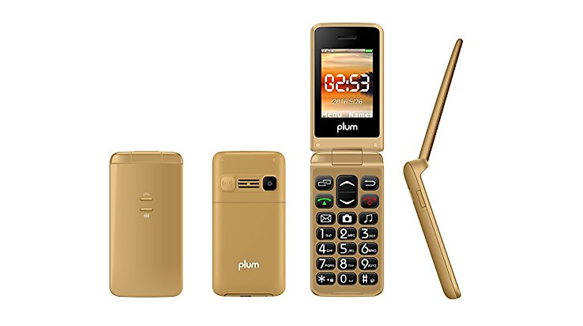 Plum Flipper: Unlocked Big Screen Flip Phone
